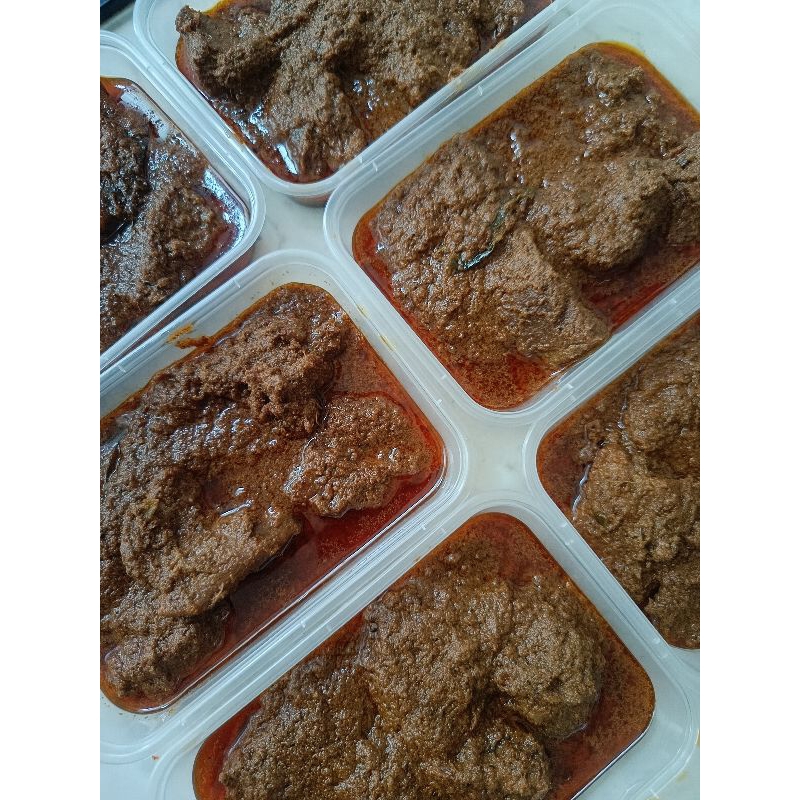 Jual Rendang Daging Sapi 250 gram (tidak begitu pedas) | Shopee Indonesia