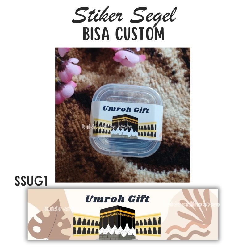 Jual stiker sticker Umroh Gift segel kemasan oleh-oleh umroh bingkisan ...