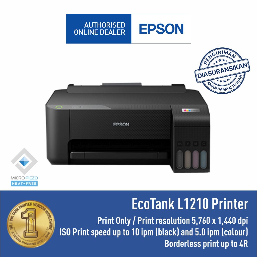 Jual Printer EPSON L1210 L-1210 L 1210 pengganti L1110 L-1110 L 1110 ...
