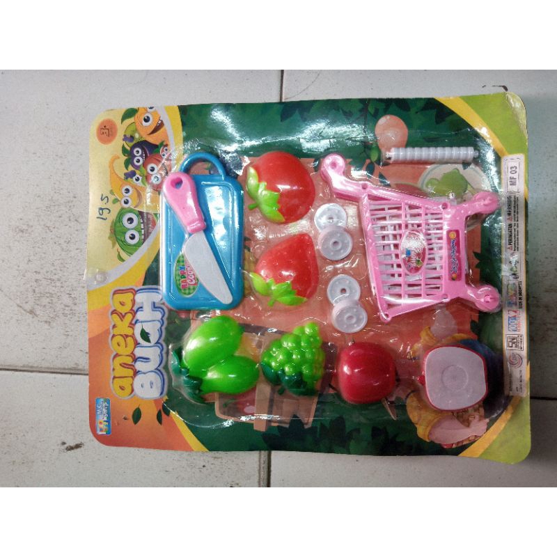Jual Mainan Anak Aneka Buah Set | Shopee Indonesia