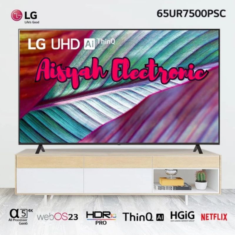 Jual SMART TV LG 65UR7500 65 INCI UHD 4K NEW SERIES | Shopee Indonesia