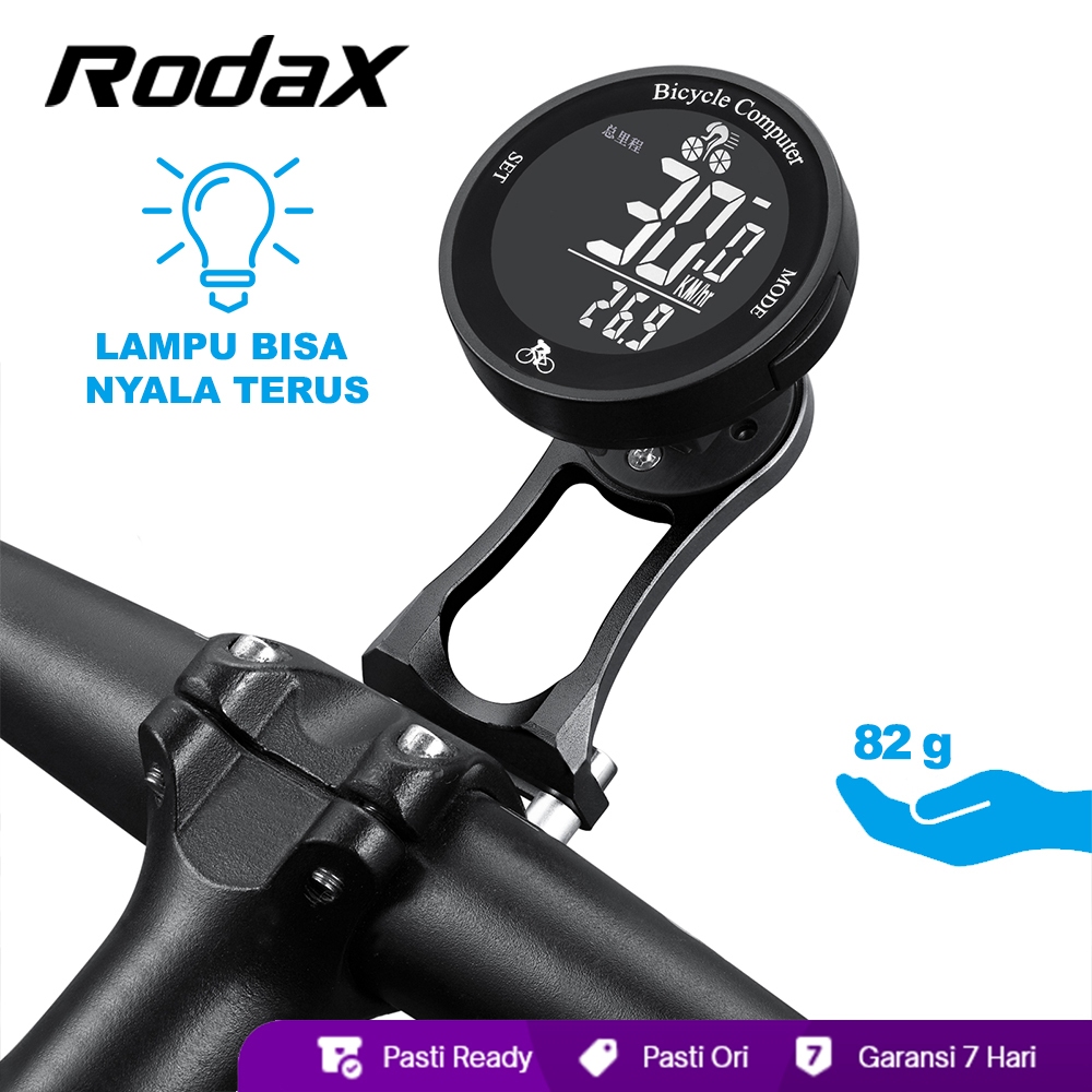 Jual RodaX Pro Wireless Speedometer Sepeda Waterproof LCD Positivenya ...