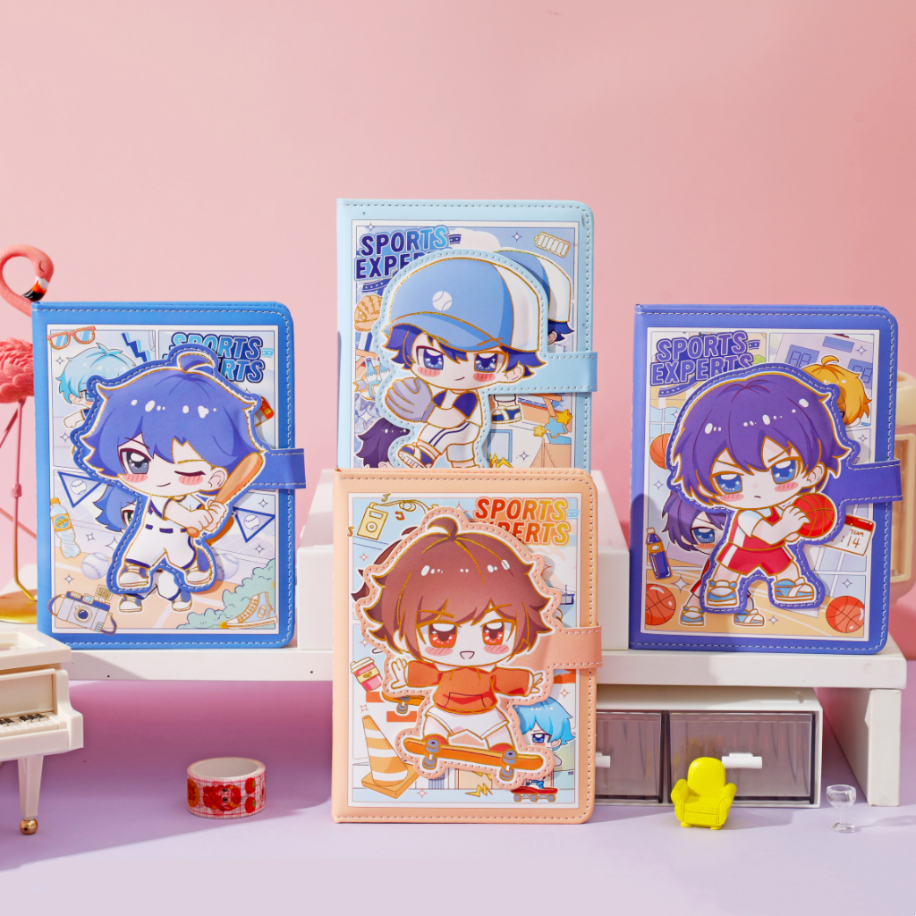 Jual Buku Diary kancing A5 warna warni cantik Notebook magnetic cover ...