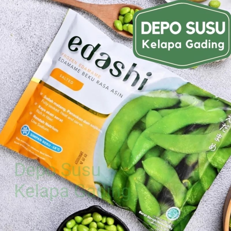 Jual Edashi Edamame 500gr Salted / Unsalted / Kupas Mukimame Golden ...