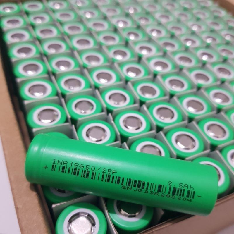 Jual Lithium Battety 18650 EVE 2500 mAh 25P 3.7V 10C New | Shopee Indonesia