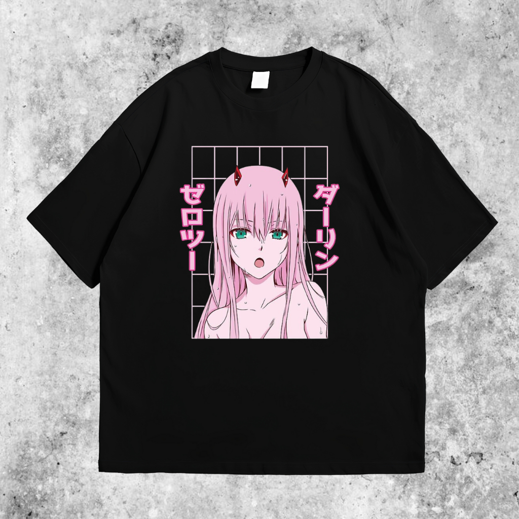 Jual RYUSAN kaos ANIME DARLING IN THE FRANXX ZERO TWO ANIME GIRL MANGA ...
