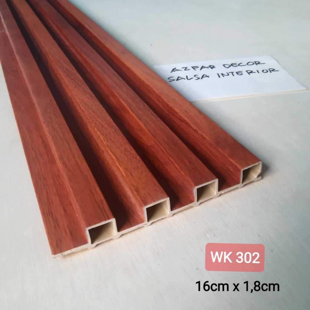 Jual WPC WALL PANEL/ WOOD PANEL WPC PANJANG 96CM | Shopee Indonesia