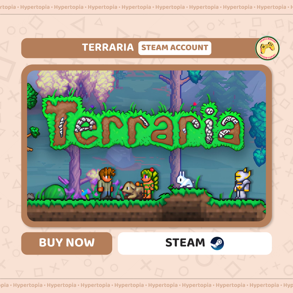 Jual Terraria Original Murah Game PC Komputer Laptop Steam Account ...
