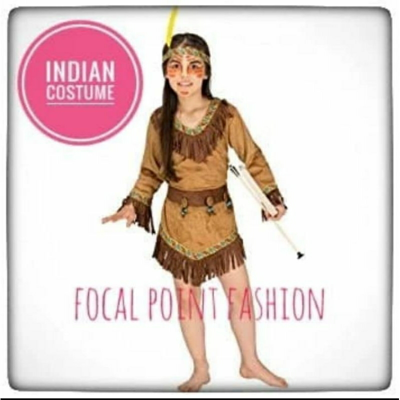 Jual kostum Indian native American anak internasional united nations ...
