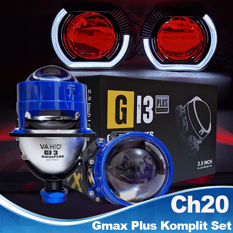 Jual Ch20 - Gmax Plus LED Projector Vahid 2,5 inch | Paket Komplit Set ...