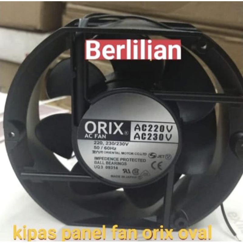 Jual Kipas Mesin Panel Fan ORIX 15cm x 17cm AC 220V/230V Made in Japan ...