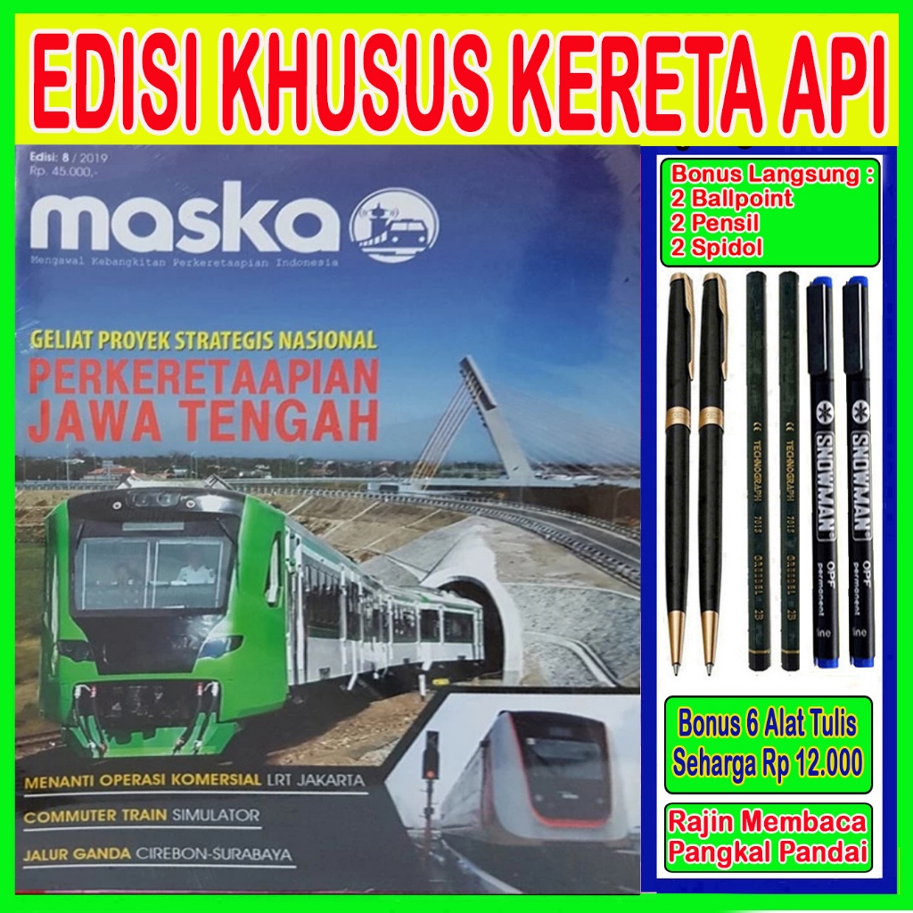 Jual Majalah Maska Kereta Api VOL. 8 - Majalah Pehobby Kereta Api - Original | Shopee Indonesia