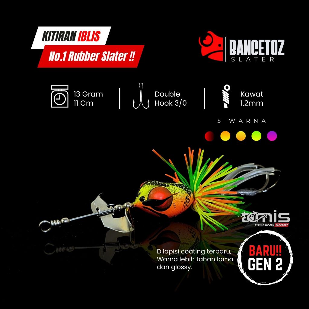 Jual KITIRAN IBLIS BANCETOZ Mini Slater Buzz Slash Bait Lure Umpan ...