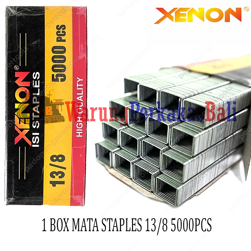 Jual XENON Refill Staples Mata U 13/8 Isi Paku Stapler Gun Tacker Mata ...