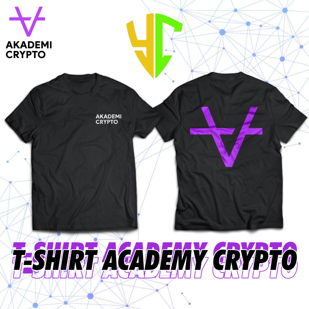 Jual Kaos AKADEMI CRYPTO Lengan Pendek / Cotton Combad 30S Premium ...