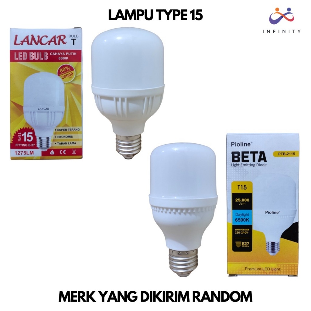 Jual Lampu Led Kapsul Bohlam Led Tabung Bolam Bulb Bulp Putih 15 Watt 15W INF⠀⠀⠀⠀⠀⠀⠀⠀⠀⠀ | Shopee ...