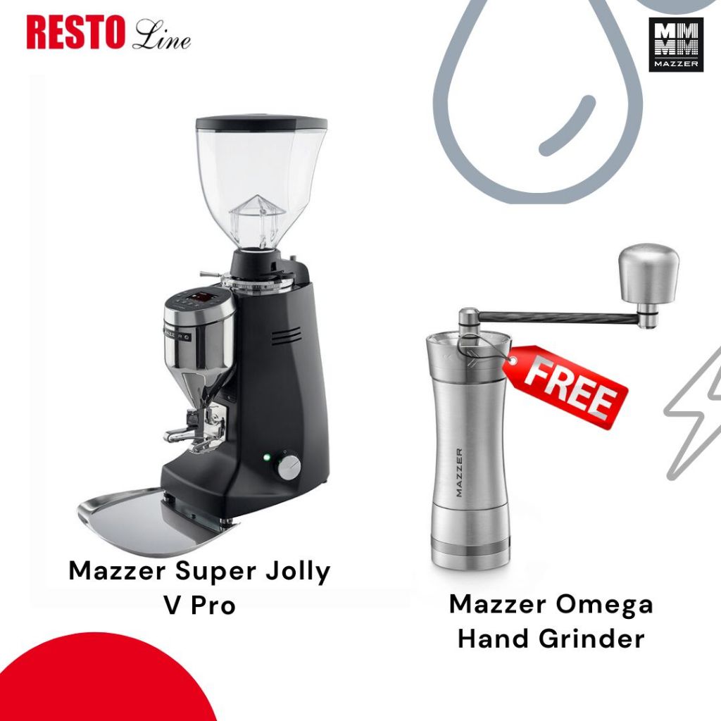 Jual Mazzer Super Jolly V Pro Free Mazzer Hand Grinder Omega | Shopee ...