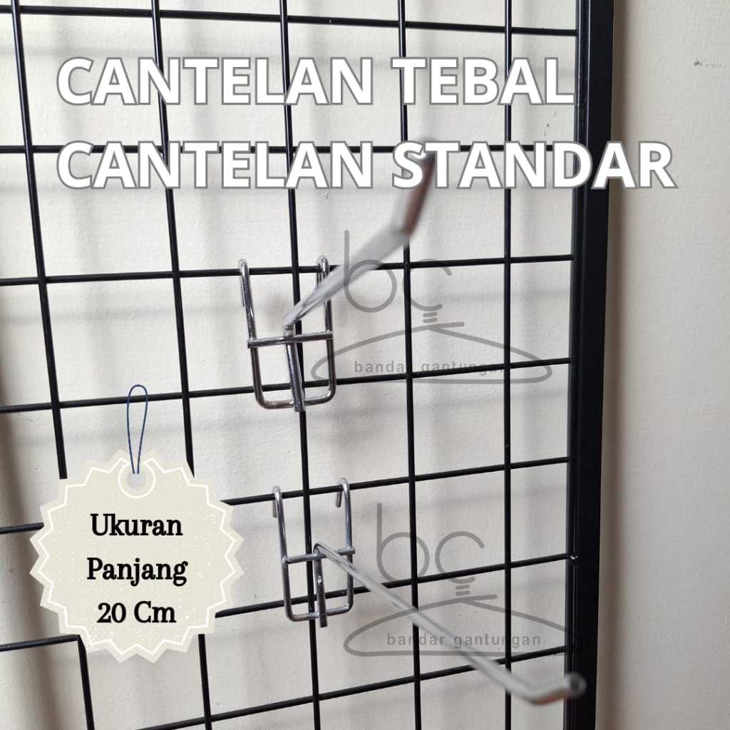 Jual Cantelan Ram TEBAL Hook Stik Gantungan Cantelan Ram Krom Chrome ...
