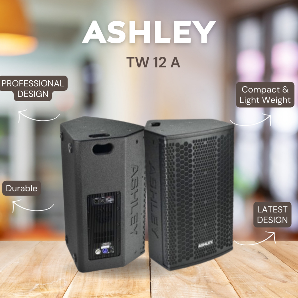 Jual SPEAKER AKTIF ASHLEY TW 12A / TW-12A / TW 12 A WOOFER 12 INCH FULL ...