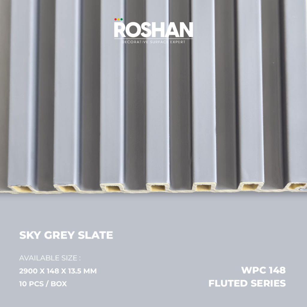 Jual WPC WALL PANEL FLUTED 290 x 14,8 CM - FLUTED | Shopee Indonesia