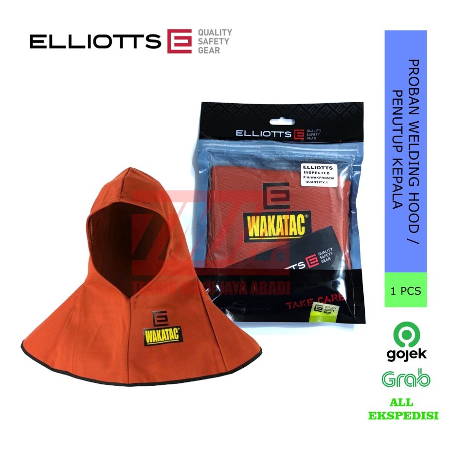 Jual ELLIOTTS WAKATAC Proban Welding Hood / Penutup Kepala Welding ...