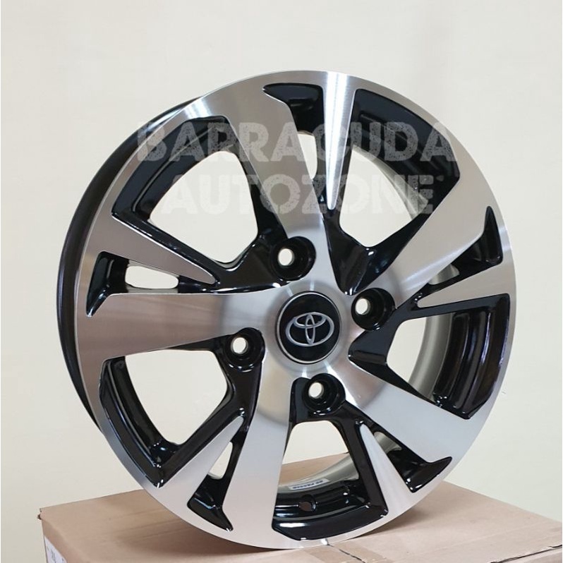 Jual Velg racing baru all new xenia sporty avanza black polish 2 tone ...