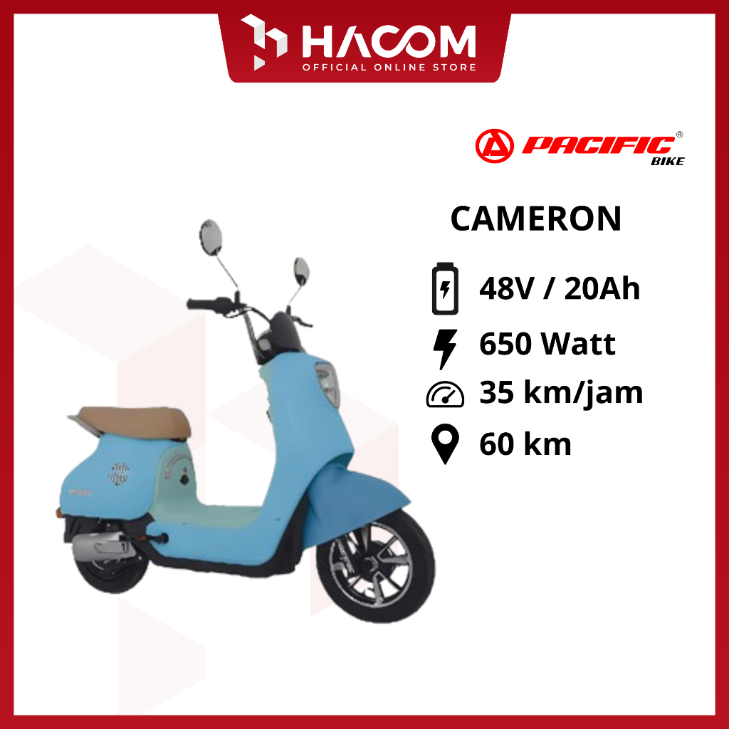 Jual Sepeda Listrik PACIFIC CAMERON GARANSI RESMI NEW | Shopee Indonesia