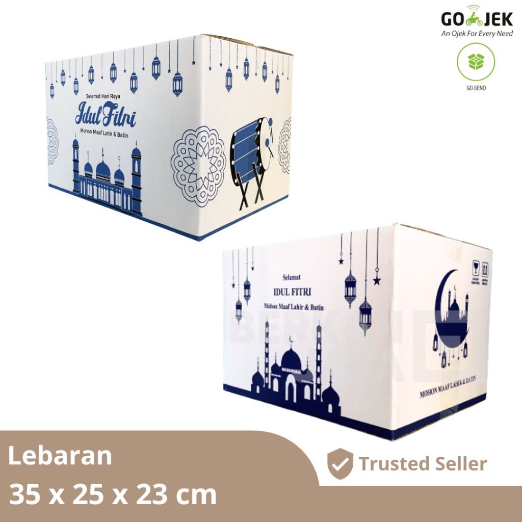 Jual Kardus Lebaran/Hampers/Parcel/Idul Fitri/Dus Paket - Putih ...