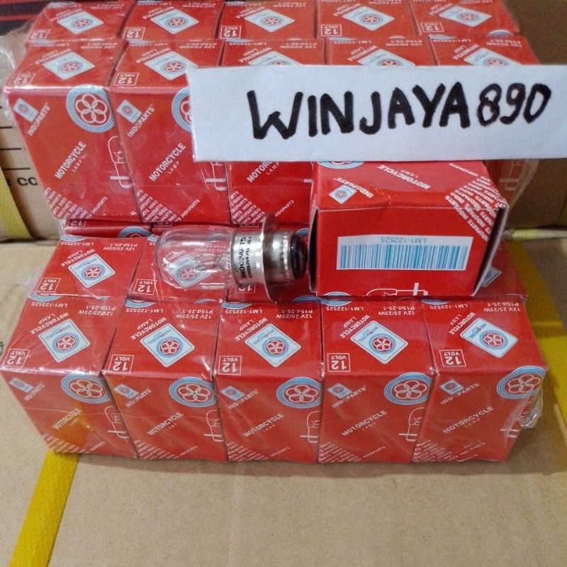 Jual LAMPU DEPAN BOLB DEPAN MOTOR BEBEK UNIVERSAL ORIGINAL INDOPART ...