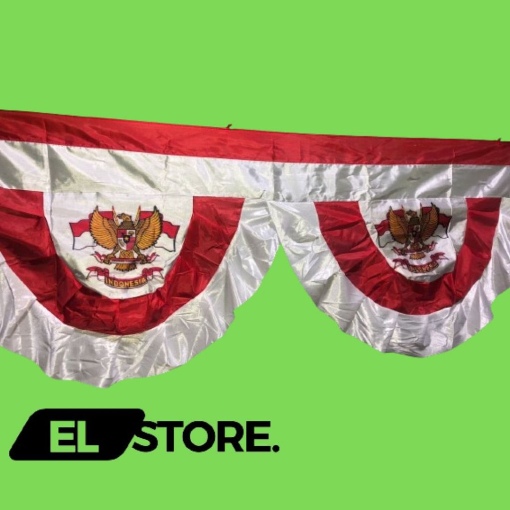 Jual BACKGROUND GARUDA JADUL 5 dan 10 Gelombang Bekron Merah Putih - Background umbul umbul ...