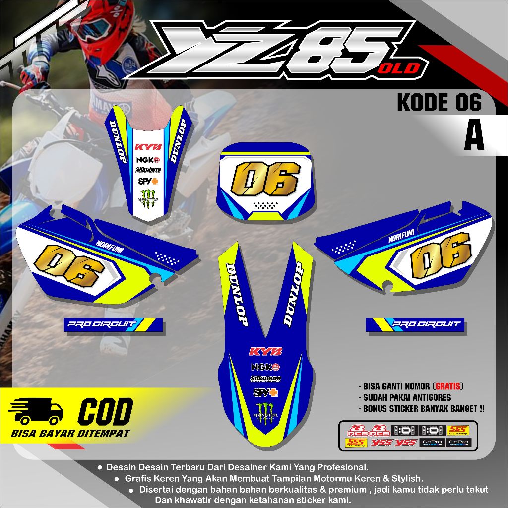 Jual (TERLARIS) Sticker Striping Stiker Decal Variasi Lis Semi Full ...