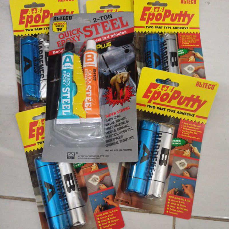 Jual LEM porting Epo Putty 100 gram Alteco asli PROMO BELI 10 BONUS 1 ...