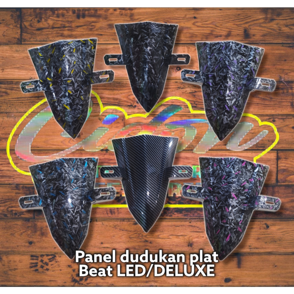Jual panel COVER dasi dudukan plat carbon WTP FORGED KEVLAR beat LED DELUXE STREEET 2020 2021 ...