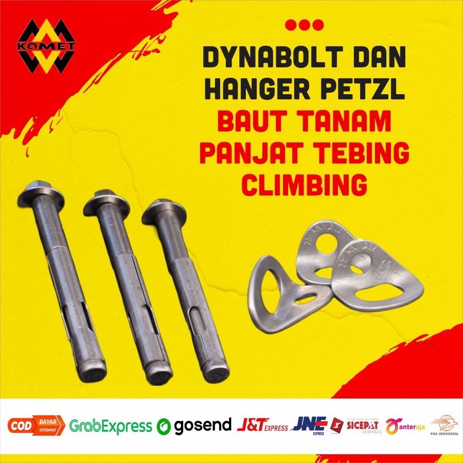 Jual Through Bolt dan Hanger Petzl - Baut tanam Panjat Tebing ...