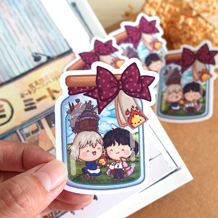 Jual Ghibli Die Cut Sticker Sheet Series | Waterproof | Aesthetic ...