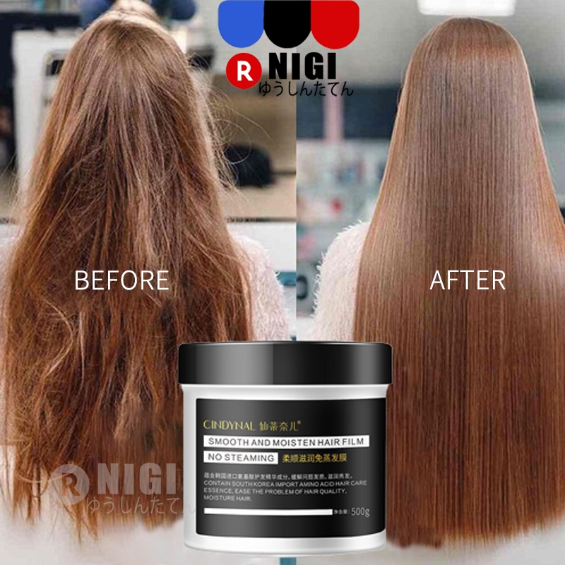 Jual NIGI Hair Mask Keratin Pelurus Rambut Tanpa Catok Masker Perawatan ...