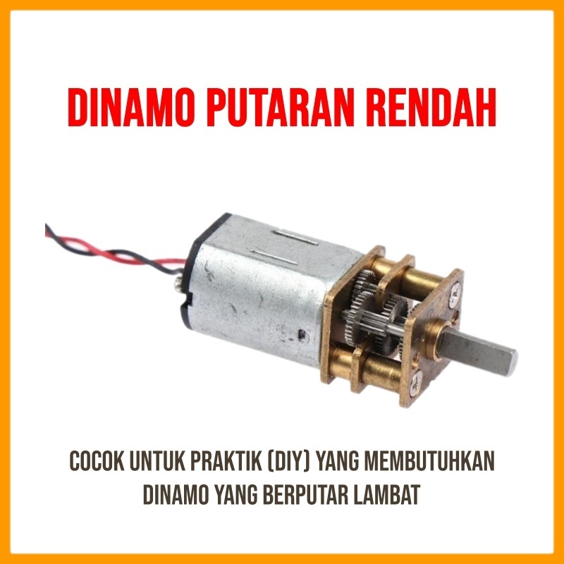 Jual Dinamo Putaran Rendah/lambat untuk Praktek Sekolah (DIY) | Shopee ...