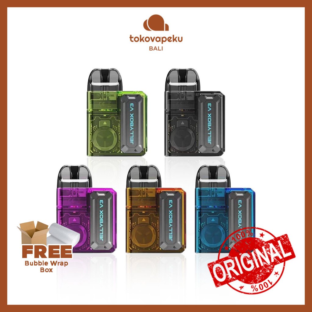 Jual JELLYBOX V3 POD KIT 750MAH POD JELLYBOX V3 16W AUTHENTIC by RINCOE ...