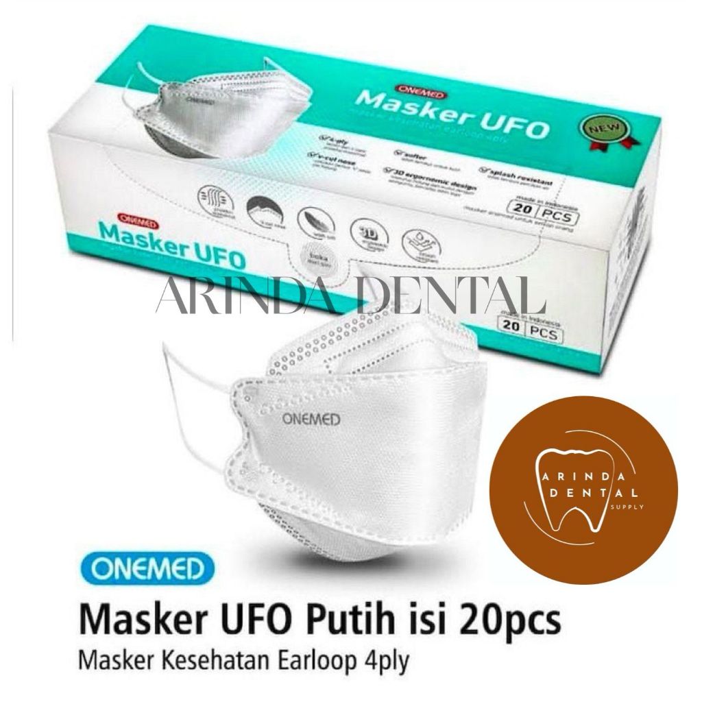 Jual Masker UFO Onemed | Masker KF94 Onemed 4ply | Masker UFO Onemed ...