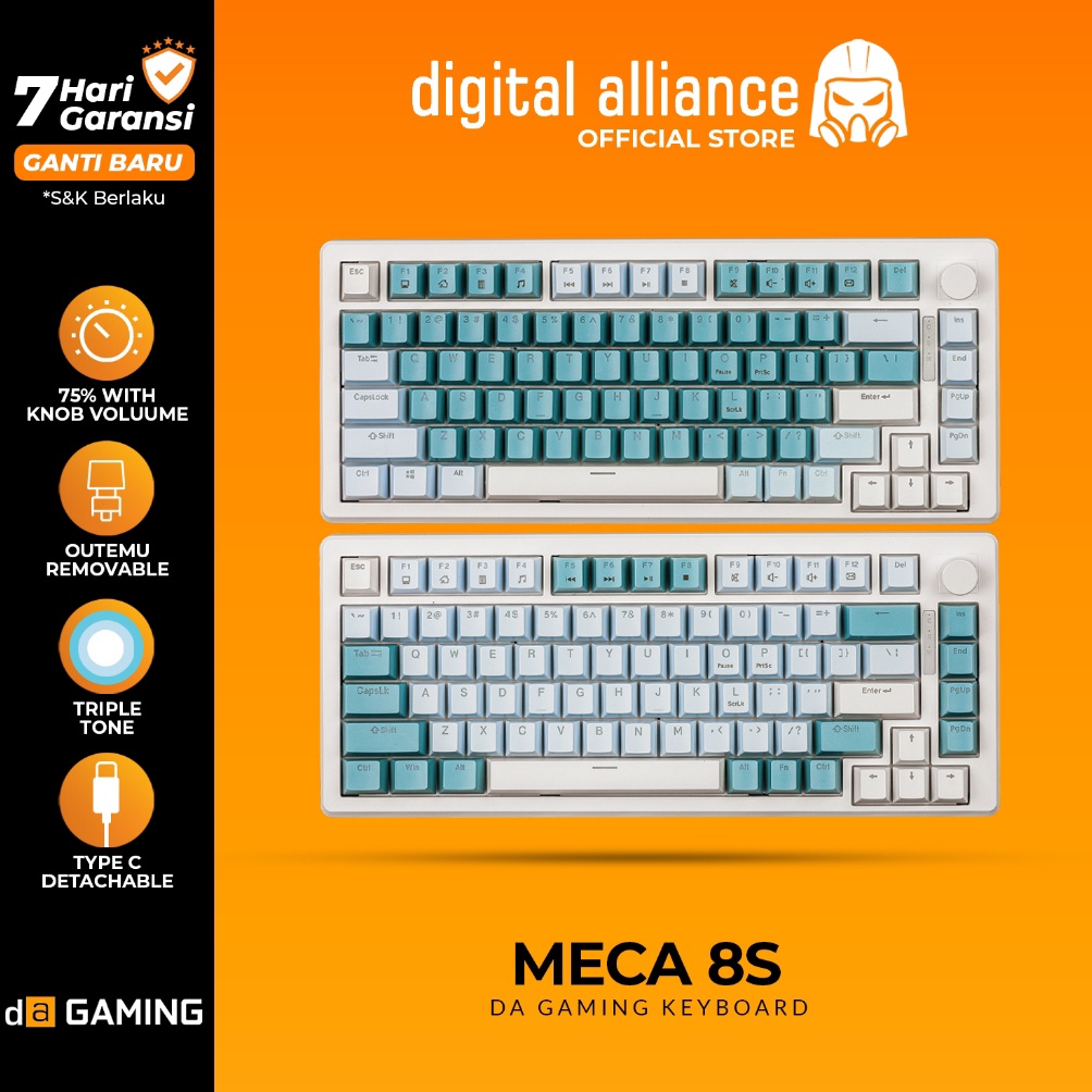 Jual ART J14G Keyboard Gaming Digital Alliance Mechanical Oetemu ...