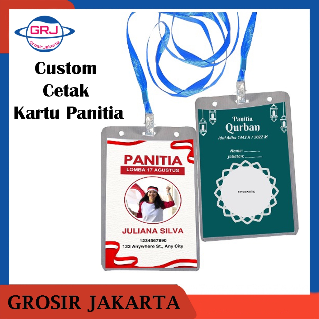 Jual Custom Cetak NameTag Panitia | Shopee Indonesia