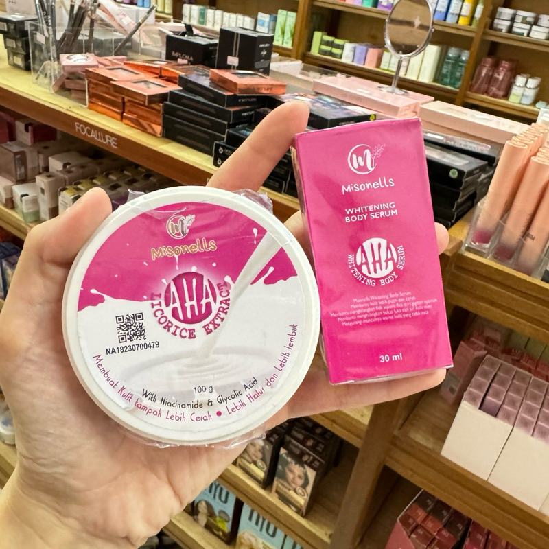 Jual MISONELLS AHA Body Serum Bleaching | Misonells AHA Body Serum ...