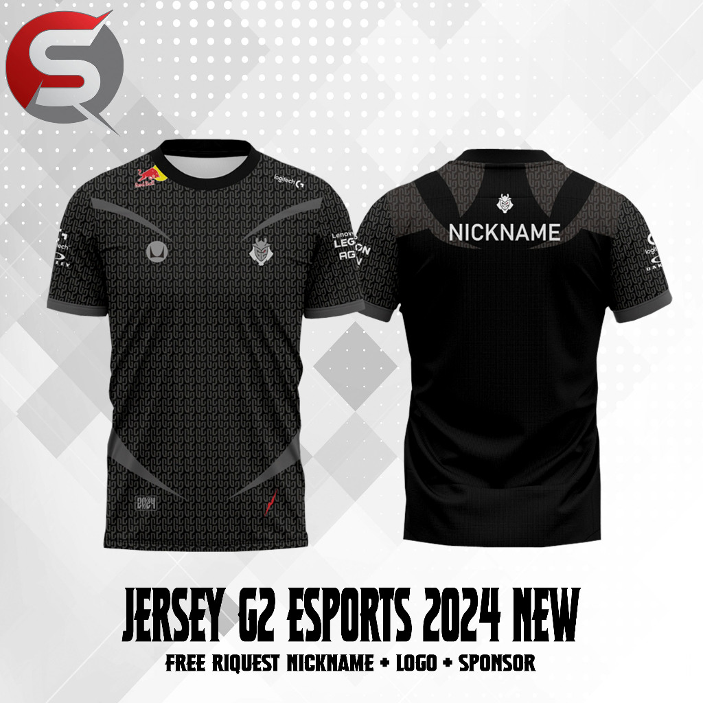 Jual JERSEY G2 Esports 2024 NEW ( free custom nickname ) | Shopee Indonesia