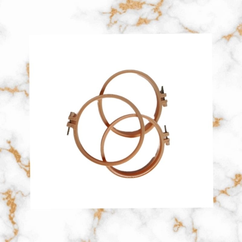 Jual Pemidang Bidangan Pemidangan Embroidery Hoop Warna Coklat Ukuran ...
