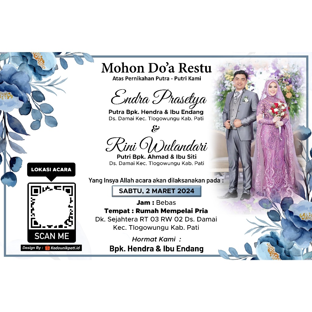 Jual CETAK UNDANGAN BESEK | UNDANGAN SOROGAN | UNDANGAN PUNJUNGAN ...