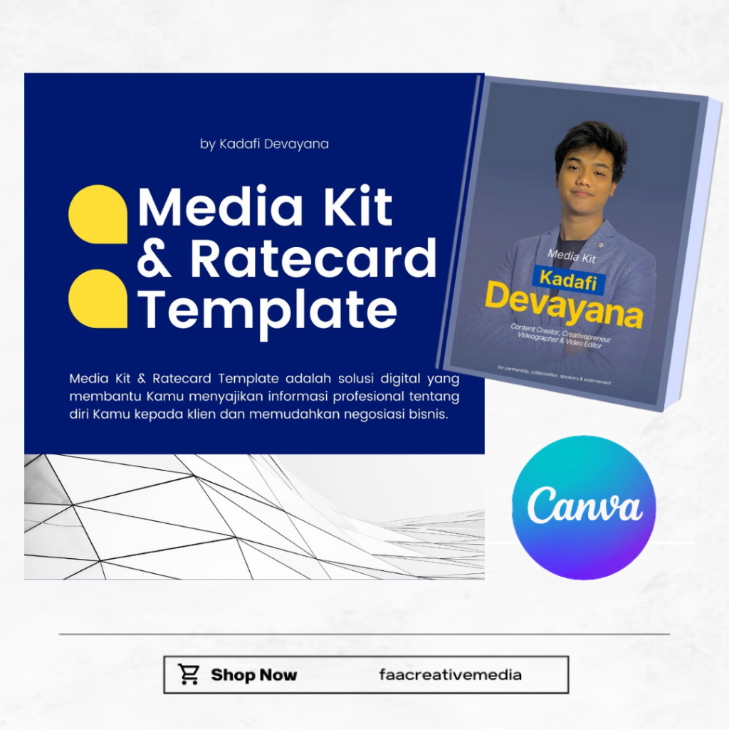 Jual Media Kit & Ratecard Template by Kadafi Devayana | Shopee Indonesia