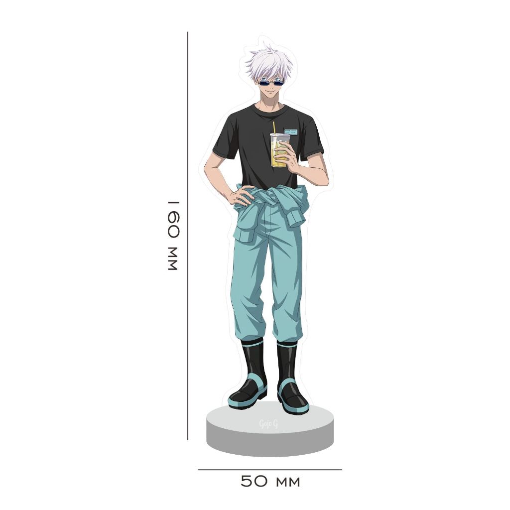 Jual Mini Stand Figure Akrilik Anime Jujutsu arc shibuya Satoru Gojo ...