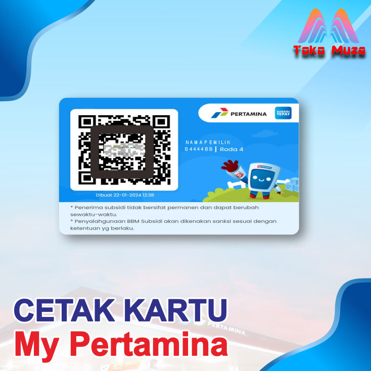Jual CETAK KARTU ID CARD BBM SUBSIDI CUSTOM | Shopee Indonesia