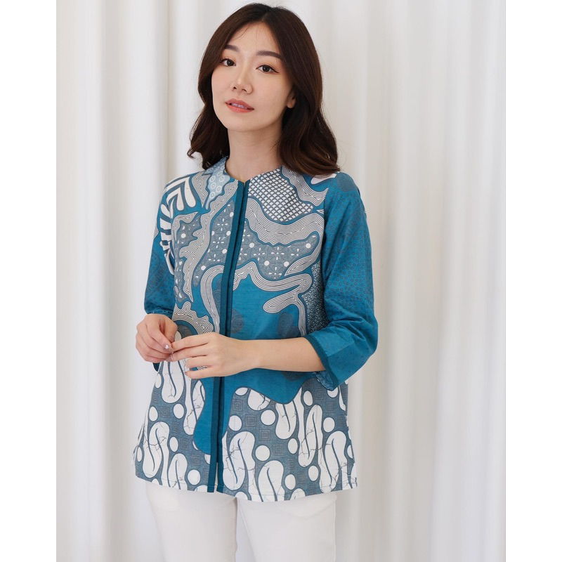 Jual META BLOUSE - ALYS BATIK WANITA | Shopee Indonesia
