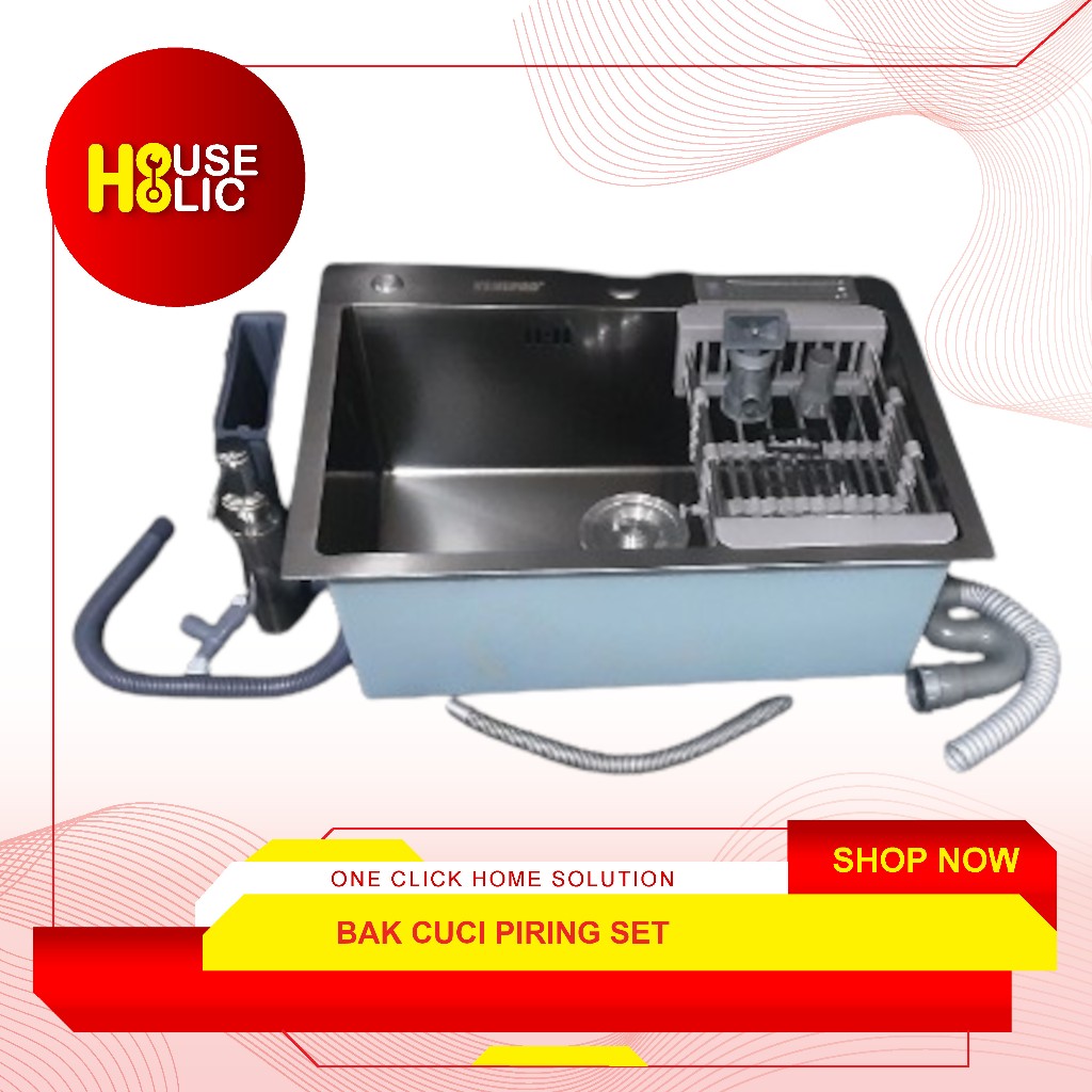 Jual Kitchen Sink Stainless Bak Cuci Piring Full Stainles BCP 6045 ...